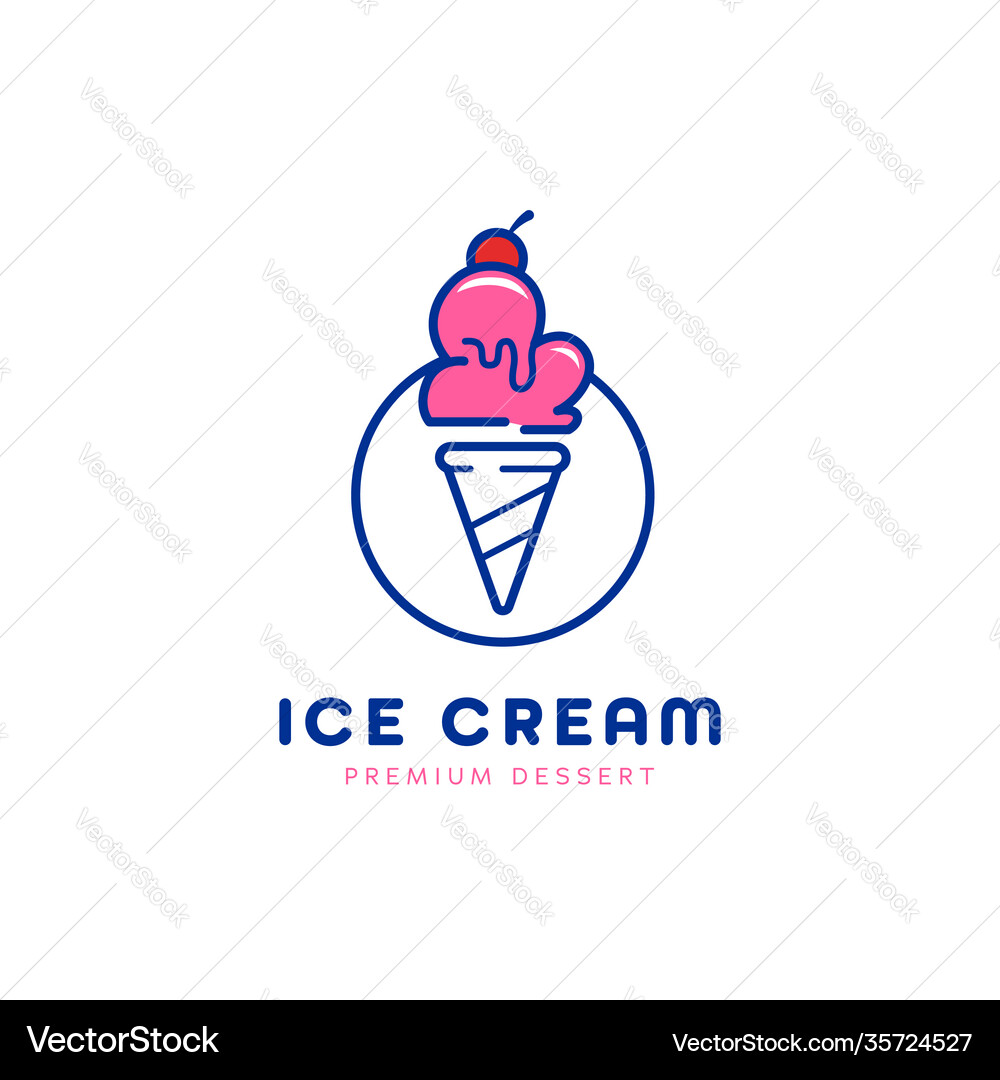 Ice Cream Cone Logo