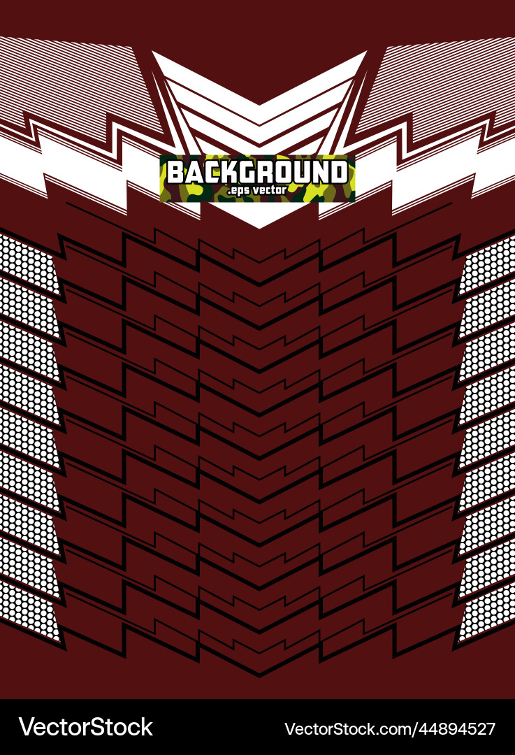 Sport uniform pattern background design Royalty Free Vector
