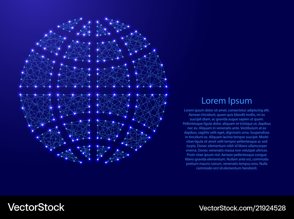 Globe icon meridian and latitude symbol from Vector Image