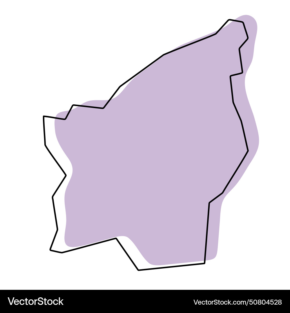 San marino simplified map Royalty Free Vector Image
