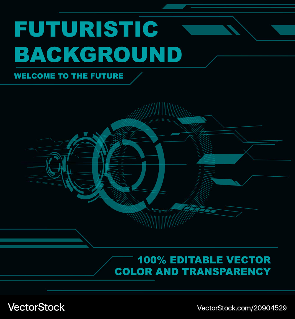 Design Template futuristic Theme Hintergrund Vektorbild