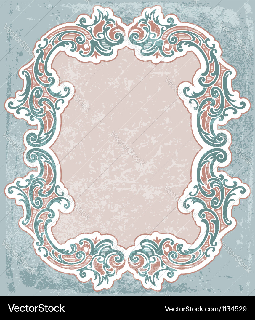 Vintage frame Royalty Free Vector Image - VectorStock