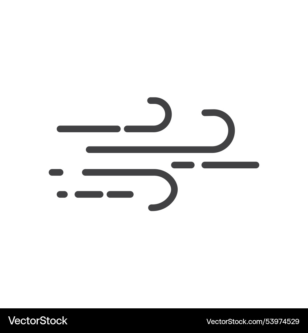Wind logo icon Royalty Free Vector Image - VectorStock