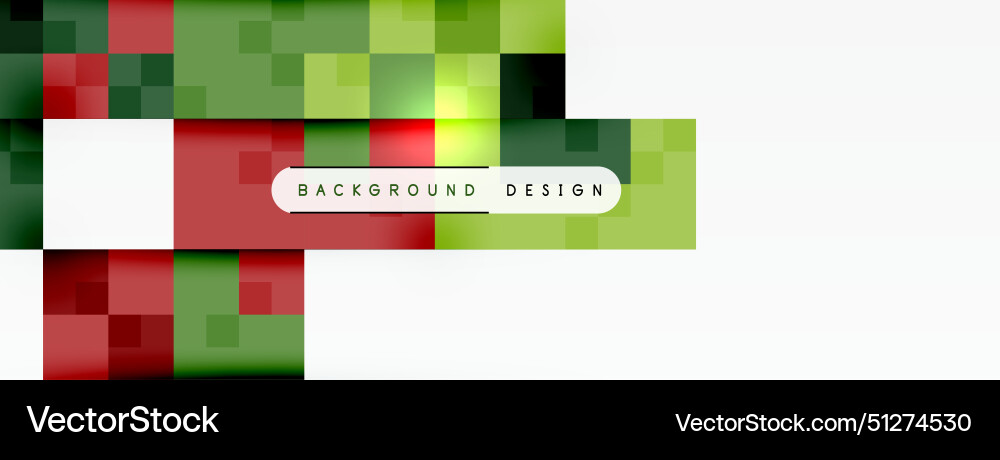 Red green and white checkered background Vector Image