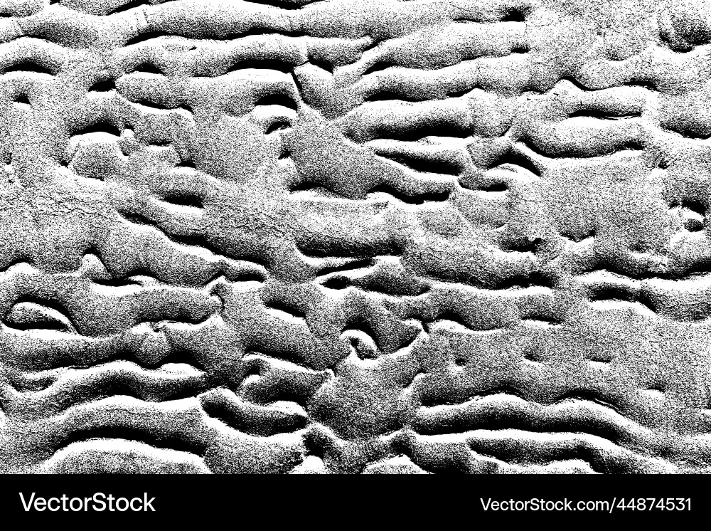Sand effect black texture Royalty Free Vector Image