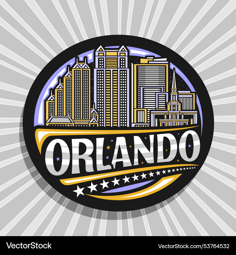 Logo for orlando Royalty Free Vector Image - VectorStock