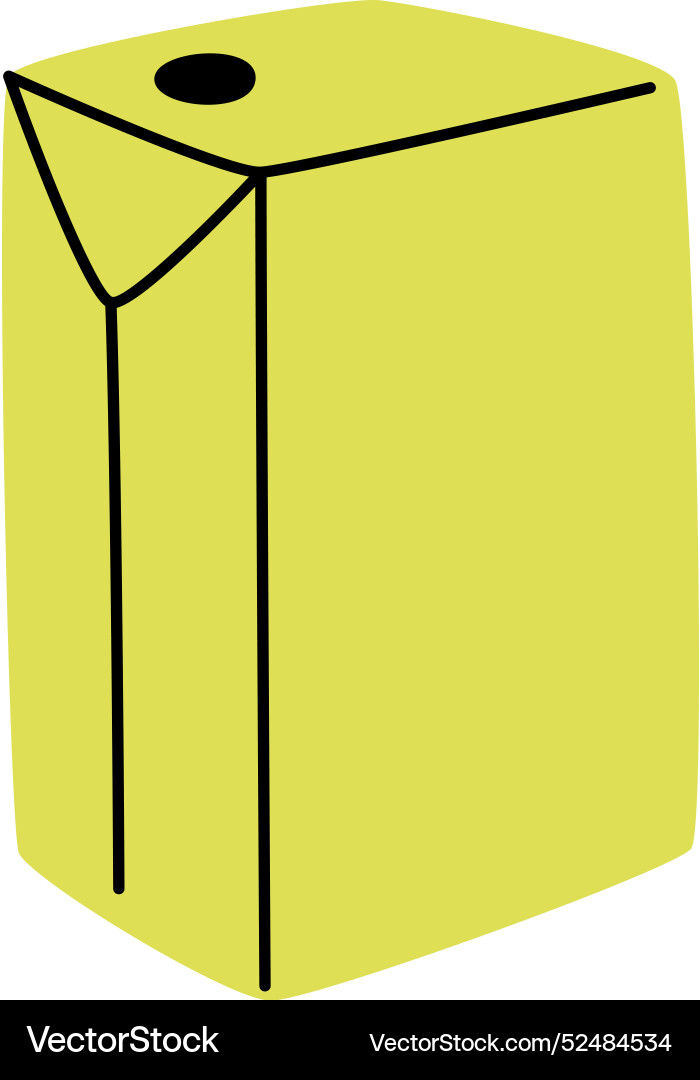 Paper juice box Royalty Free Vector Image - VectorStock