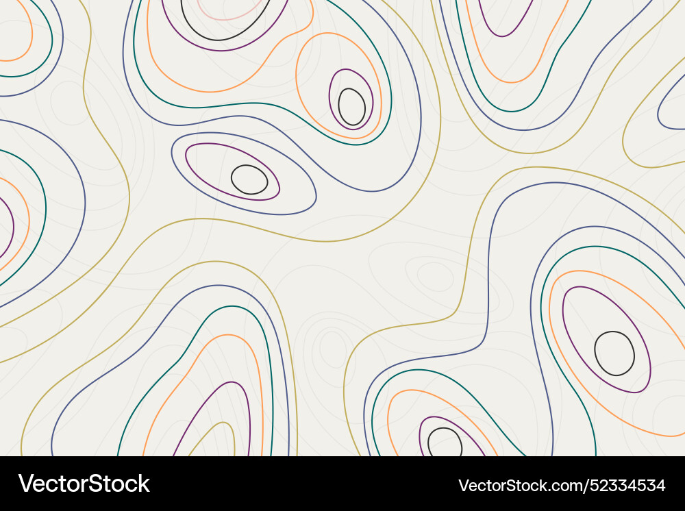 Topographic map background concept Royalty Free Vector Image