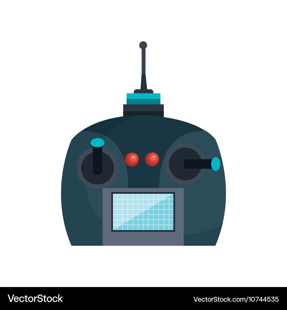 Icon drone remote control graphic Royalty Free Vector Image
