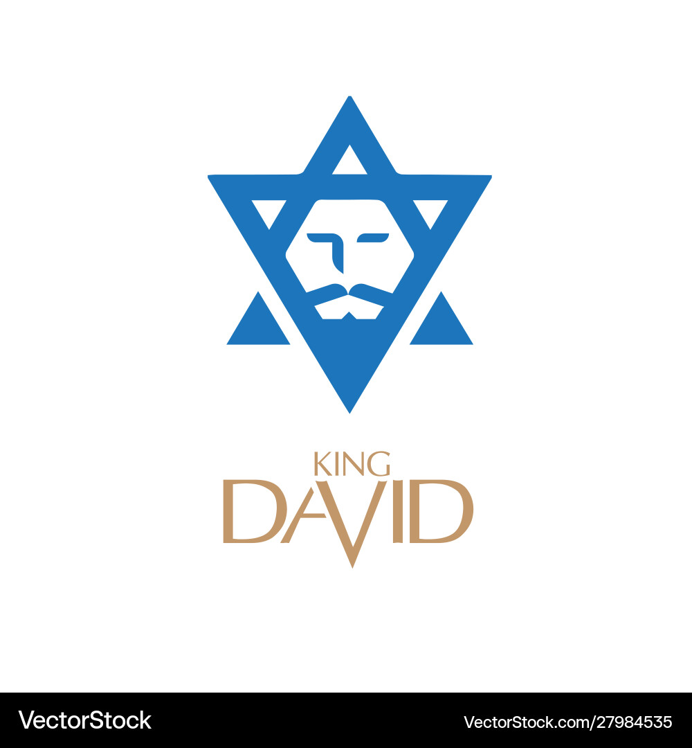 King david Royalty Free Vector Image - VectorStock