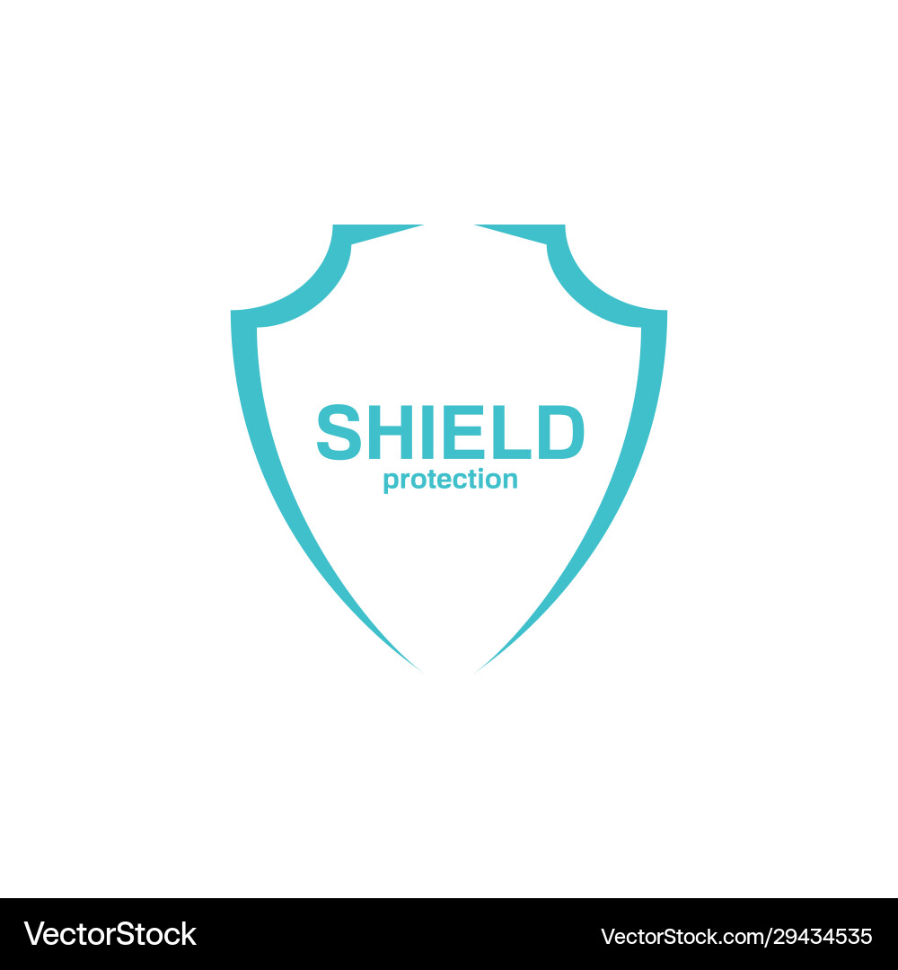 Logo shield Royalty Free Vector Image - VectorStock