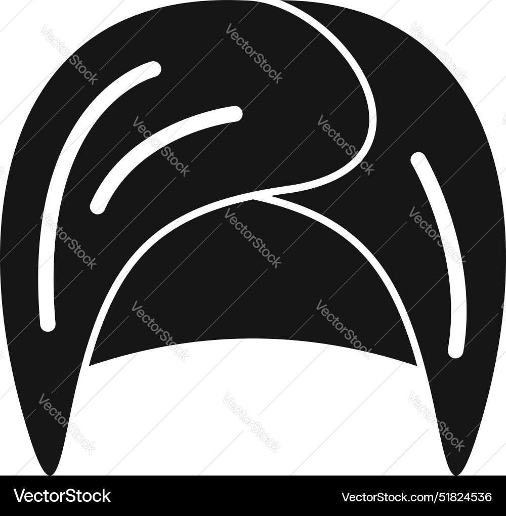 Indian turban representing sikh religion Vector Image