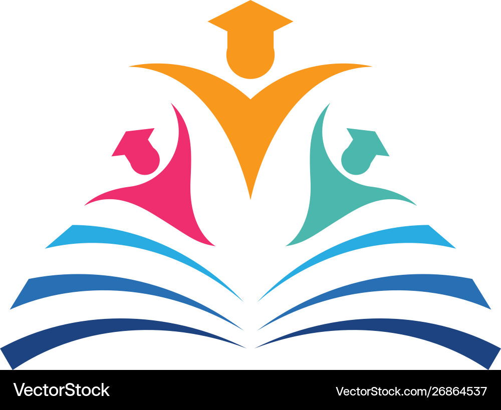 Education & Learning Logo Royalty Free Vector Image