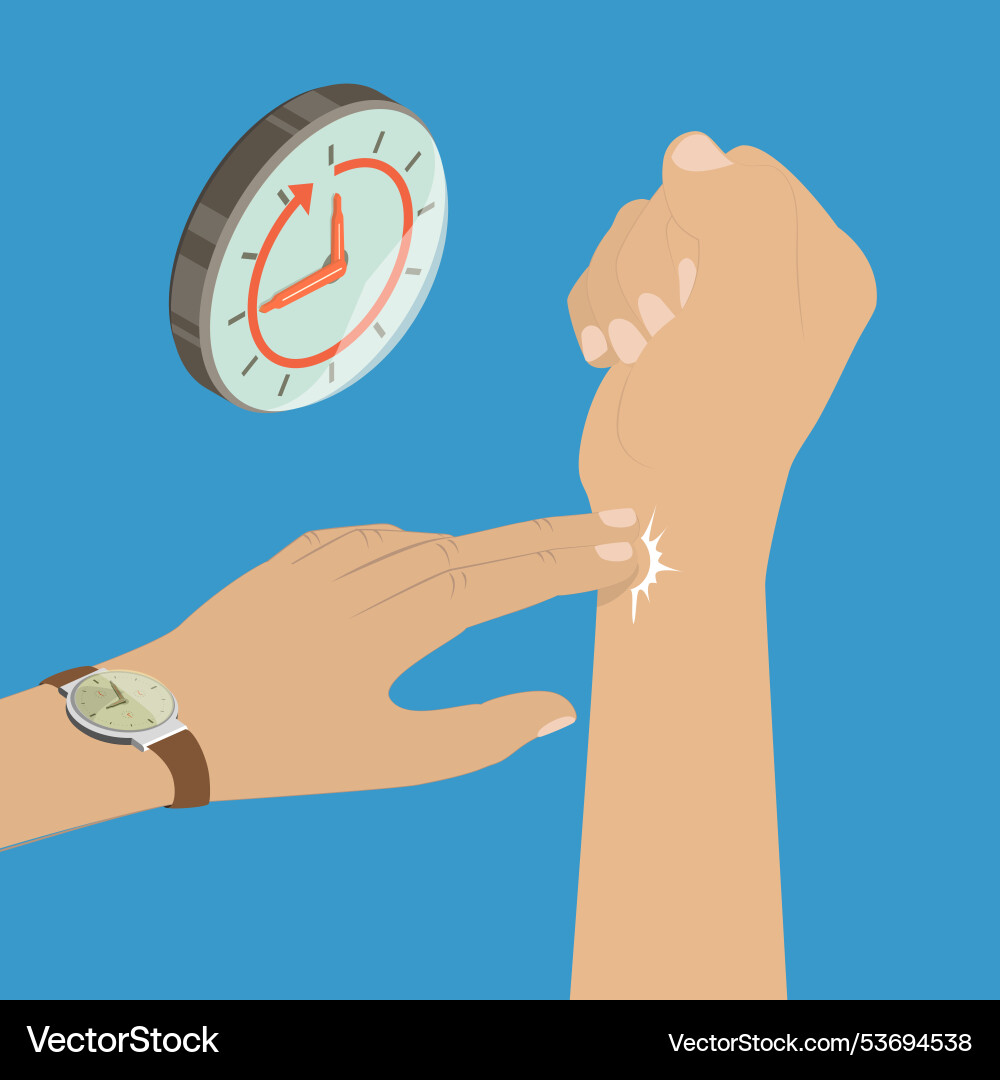 3d isometric flat of measure Royalty Free Vector Image