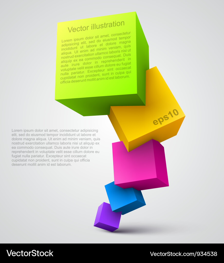 3d Composition Cube Vector Images (over 26,000)
