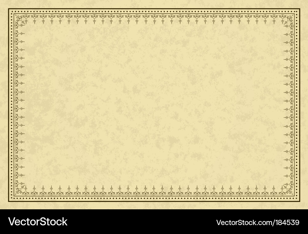 Certificate frame Royalty Free Vector Image - VectorStock