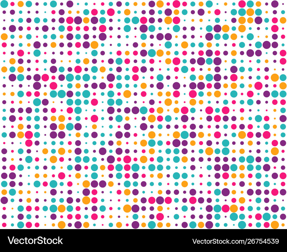 Colorful Circle Pattern Royalty Free Vector Image