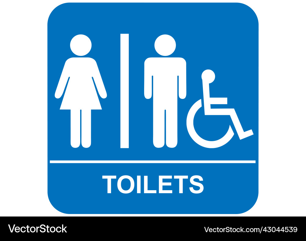 Toilets Royalty Free Vector Image - VectorStock