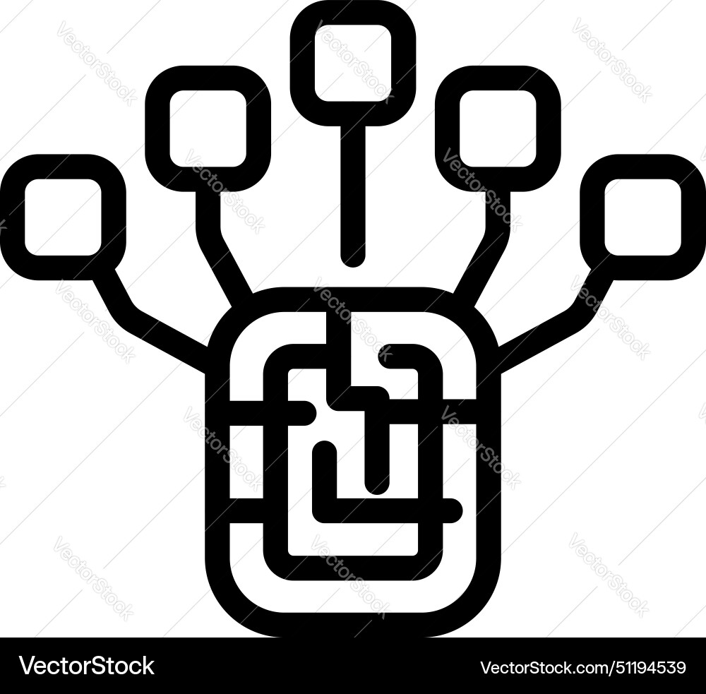 Video game development icon outline online Vector Image