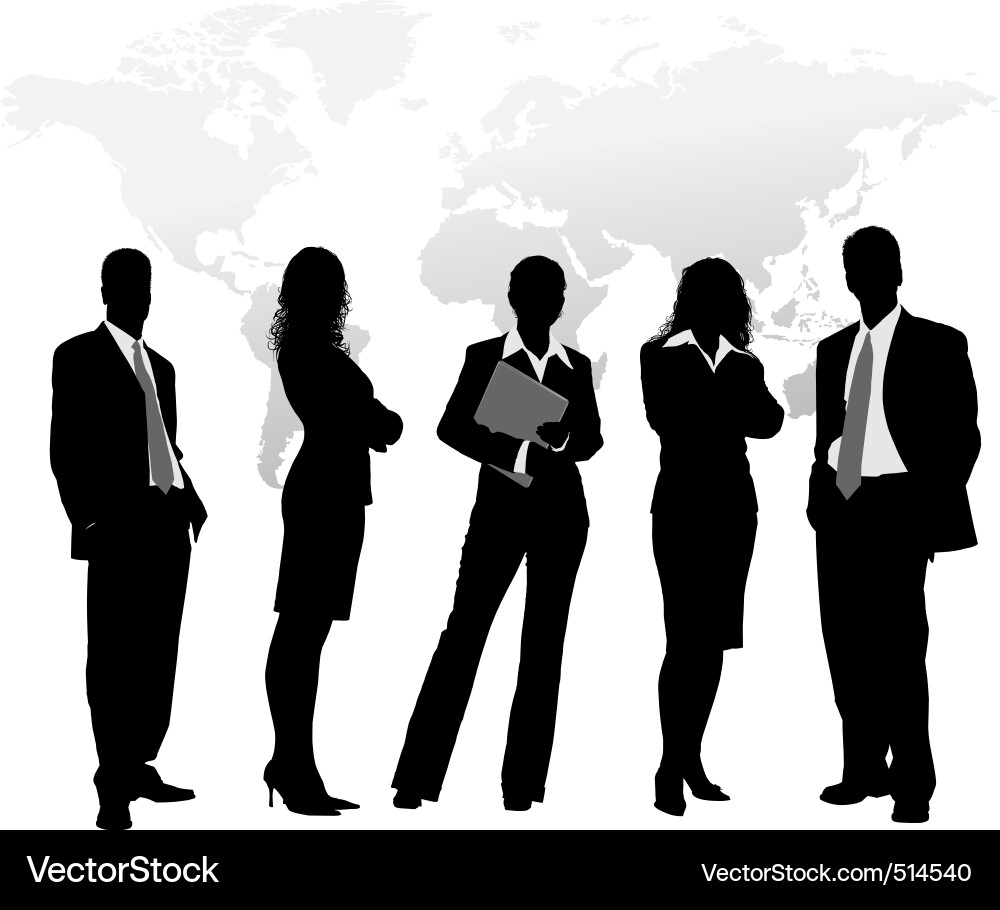 Business people Royalty Free Vector Image - VectorStock