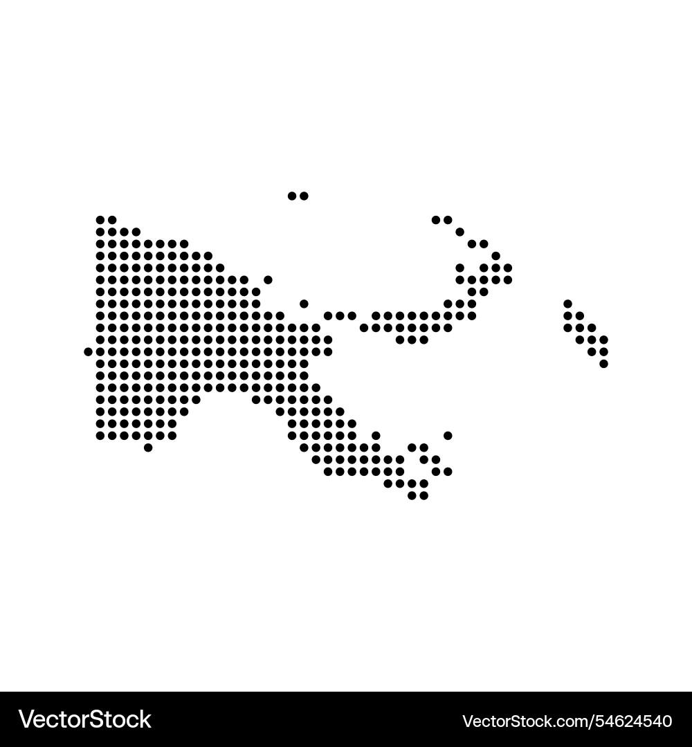 Papua new guinea map icon Royalty Free Vector Image