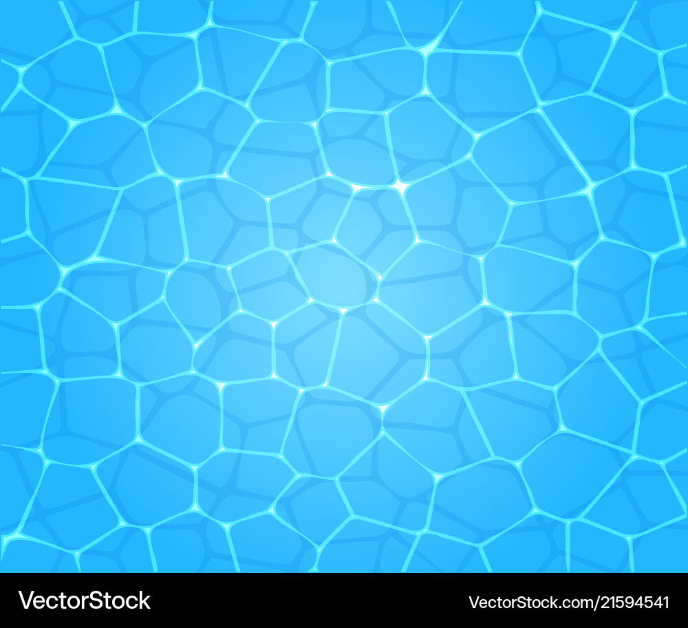 Blue Water Reflection Royalty Free Vector Image