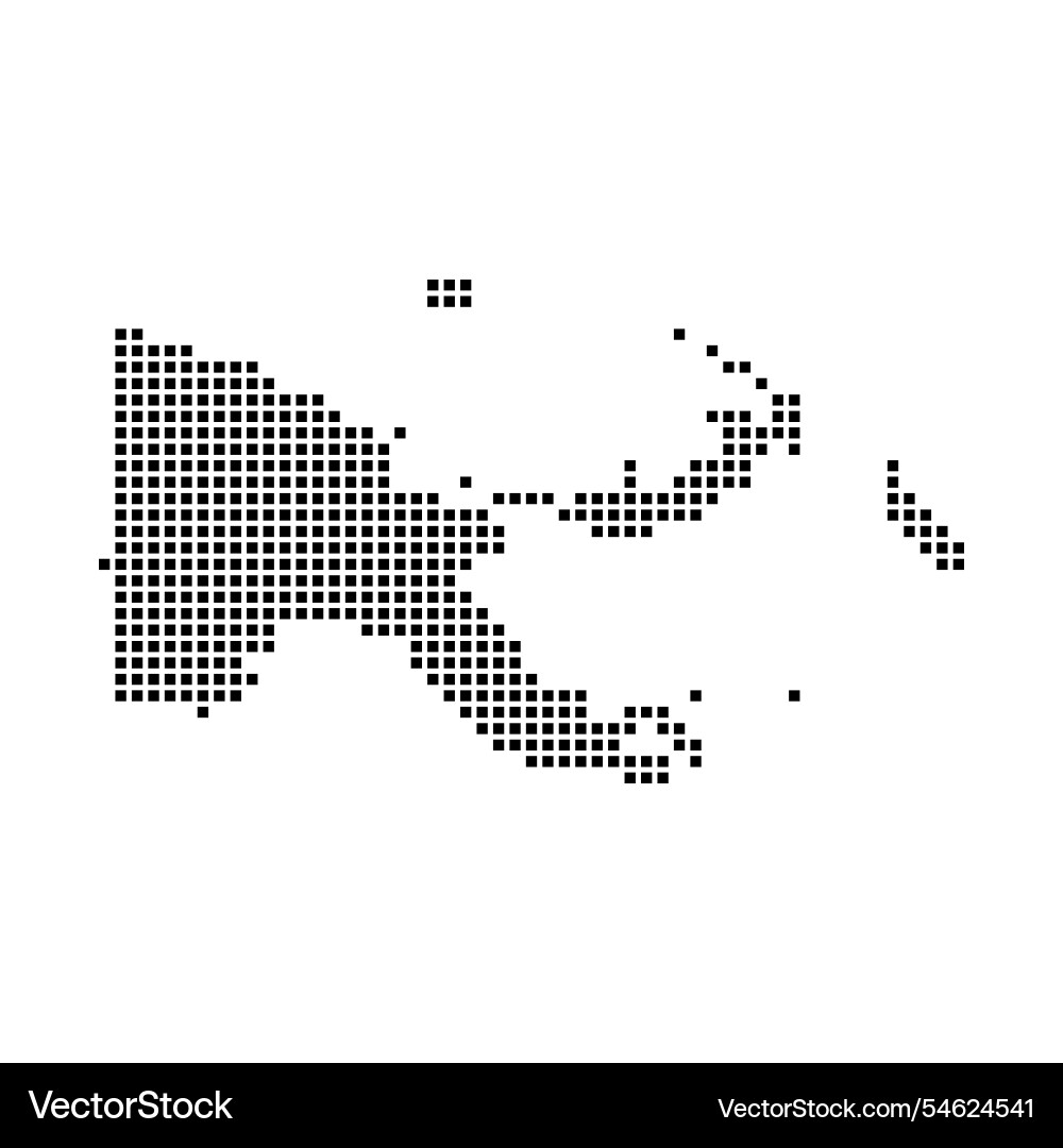 Papua new guinea map icon Royalty Free Vector Image