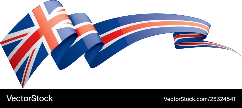 United kingdom flag Royalty Free Vector Image - VectorStock