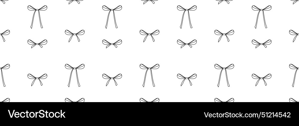 Bows on a white background Royalty Free Vector Image