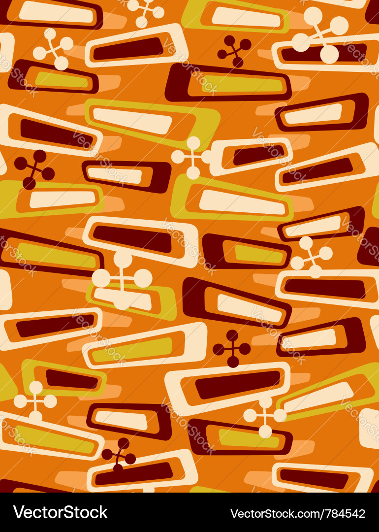 Retro seamless background Royalty Free Vector Image