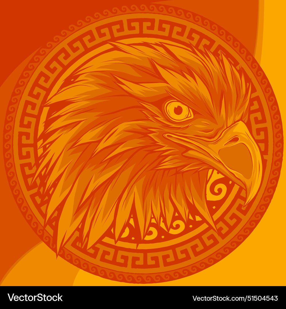 Eagle head logo symbol Royalty Free Vector Image