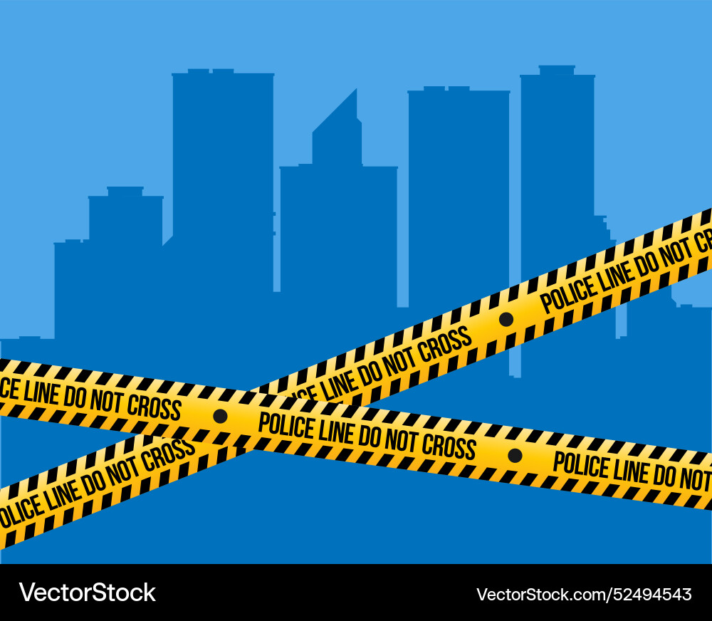 Set of caution tapes Royalty Free Vector Image