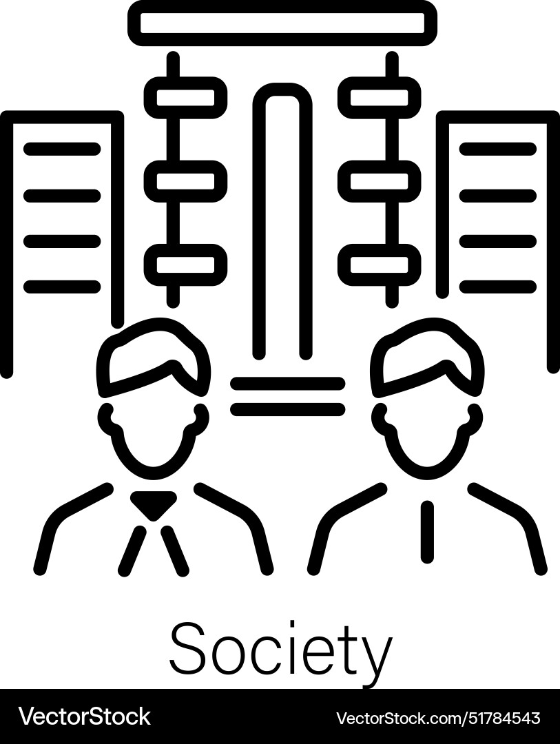 Society Royalty Free Vector Image - VectorStock