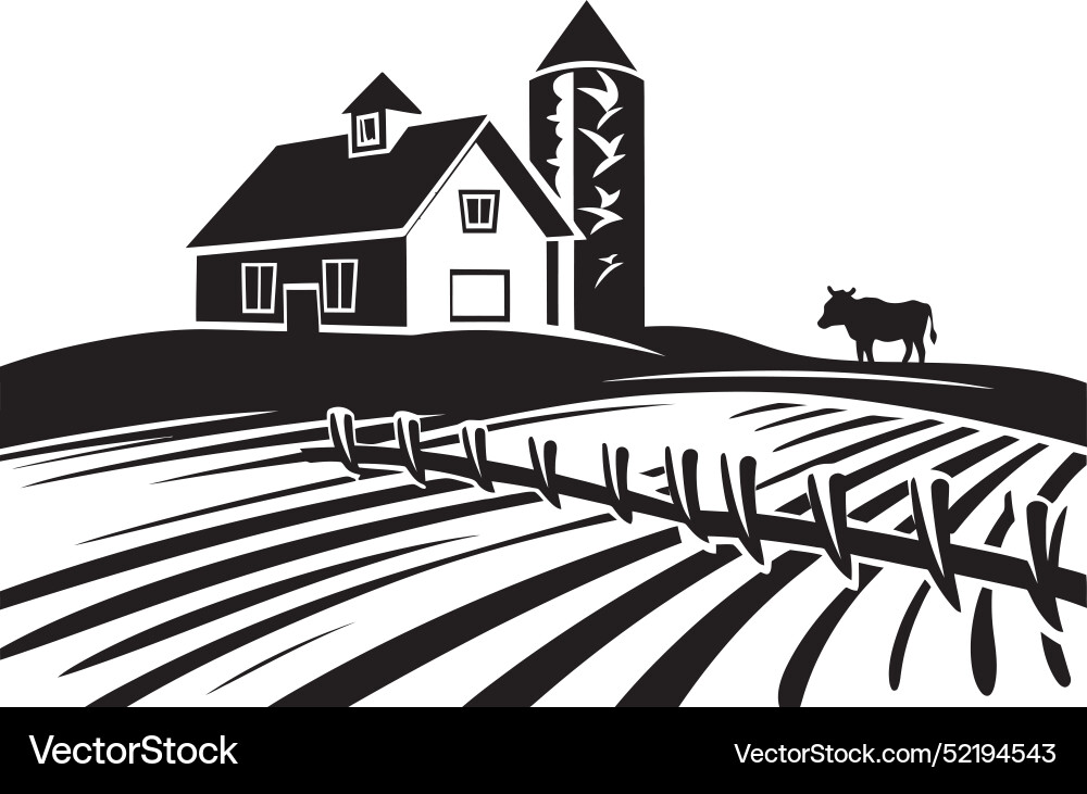 Sustainable farming practices for a greener Vector Image