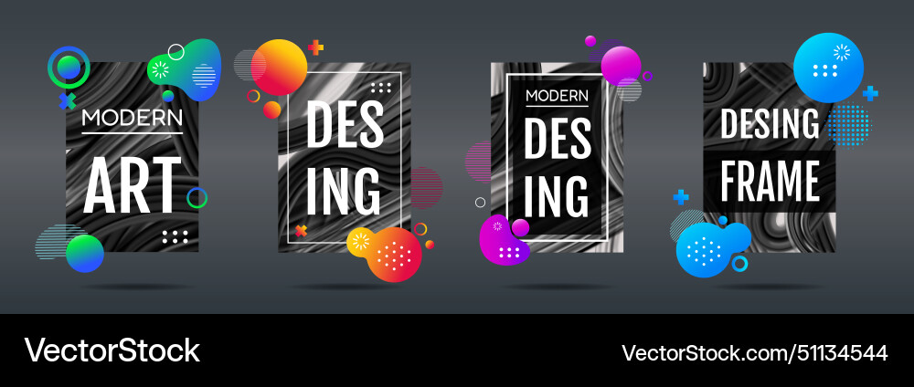 Design graphic abstract frame title poster brush Vector Image