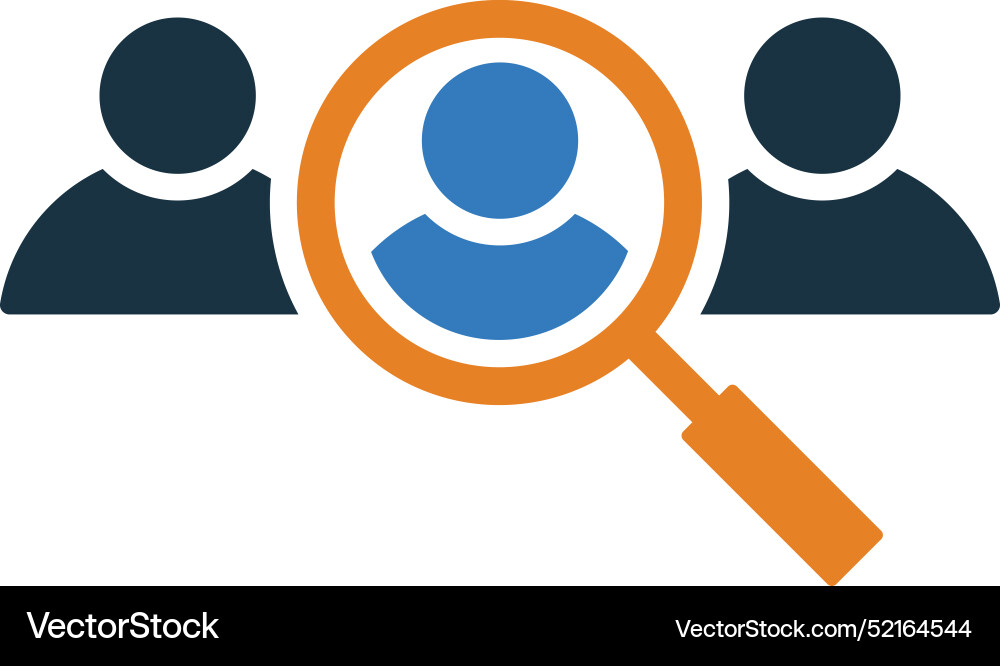 Recruitment icon Royalty Free Vector Image - VectorStock