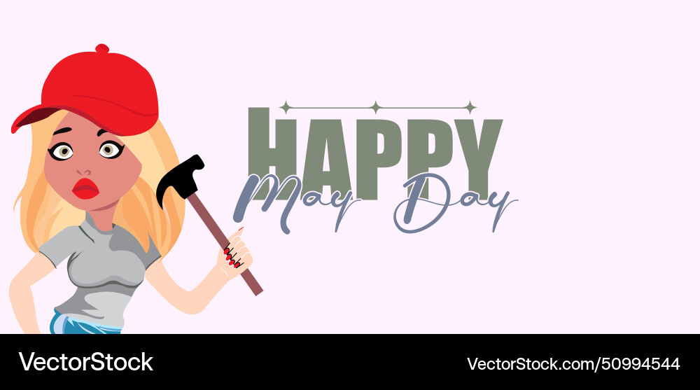 Whimsical may day designs to brighten Royalty Free Vector