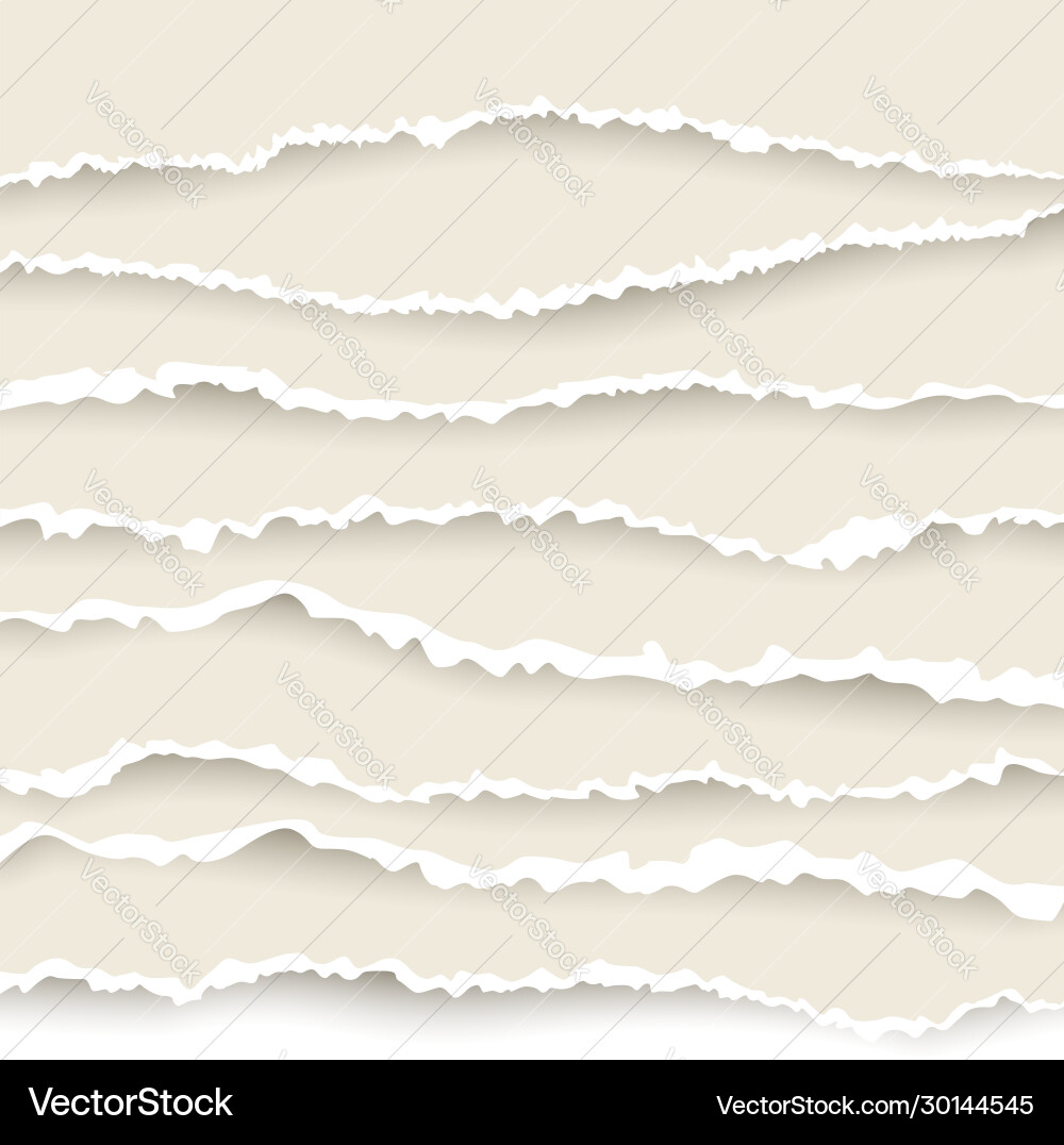 Paper torned set Royalty Free Vector Image - VectorStock