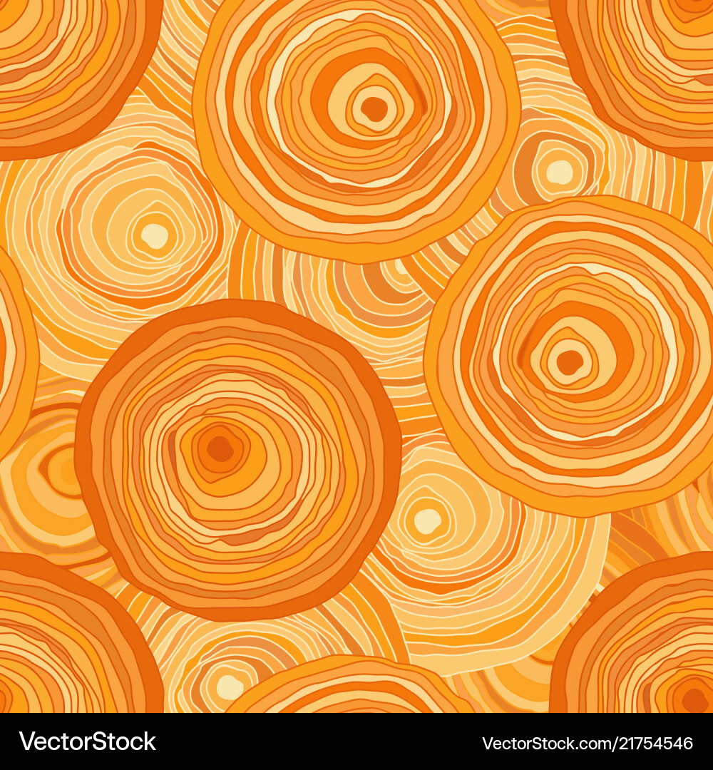 Circles contour orange Royalty Free Vector Image