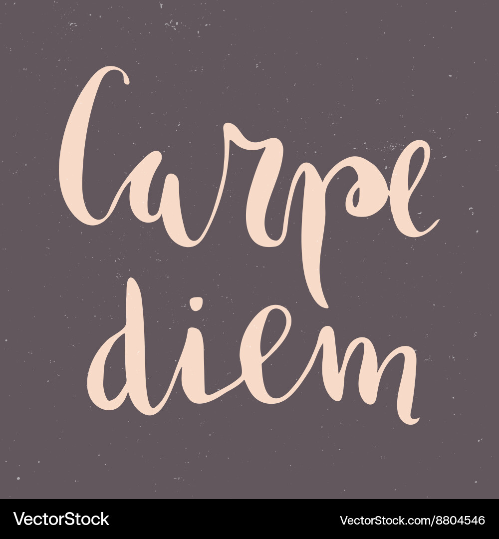 Hand drawn lettering poster Royalty Free Vector Image