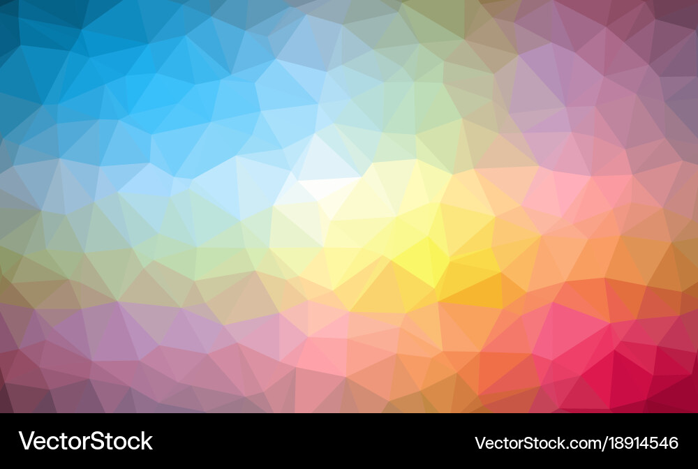 Low poly abstract background with colorful Vector Image