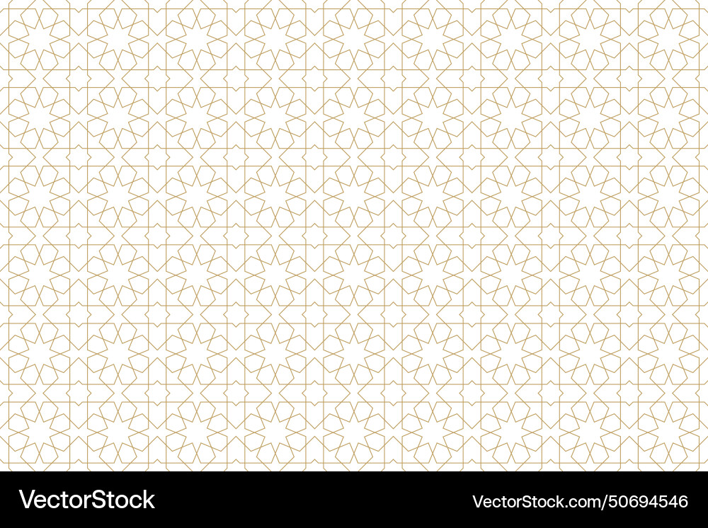 Seamless geometric pattern in authentic arabian Vector Image