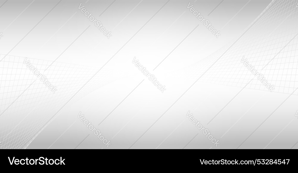 Abstract white background with gray lines Vector Image