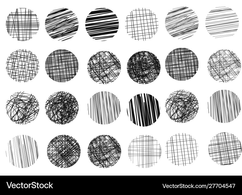 Drawings hatching sketch – Royalty-Free Vector | VectorStock