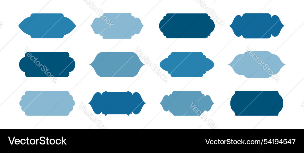 Islamic mosque shapes muslim doors gates Vector Image