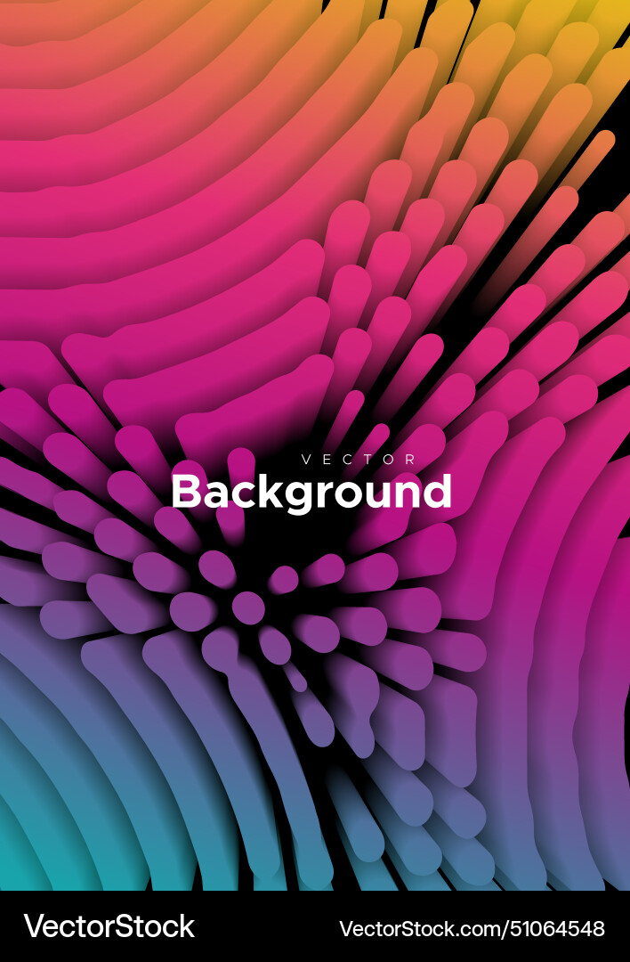 3d futuristic diffusion reaction pattern Vector Image