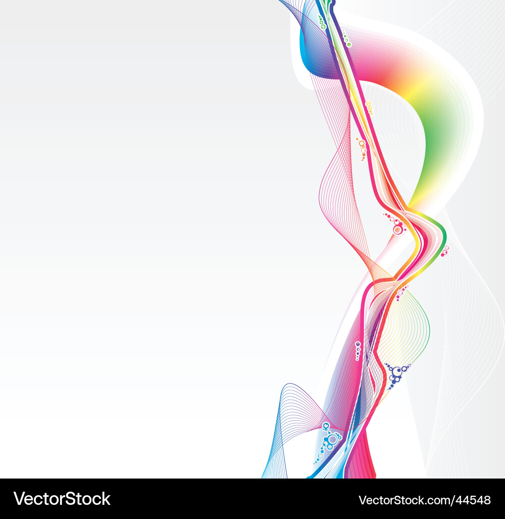 Rainbow flows background Royalty Free Vector Image