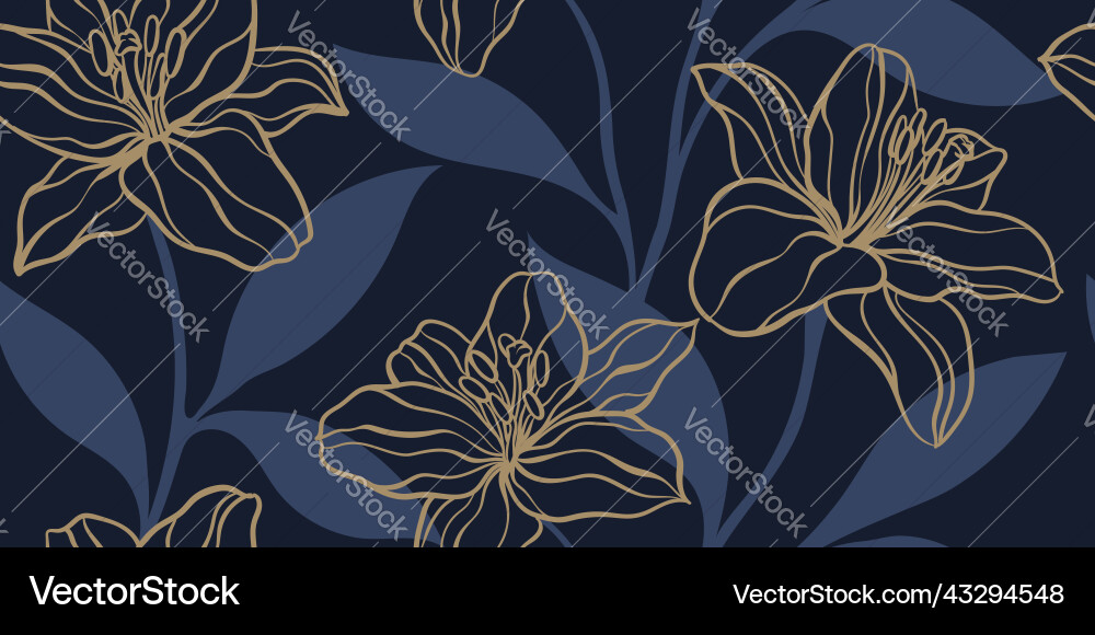 Seamless pattern of creative minimalist hand draw Vector Image