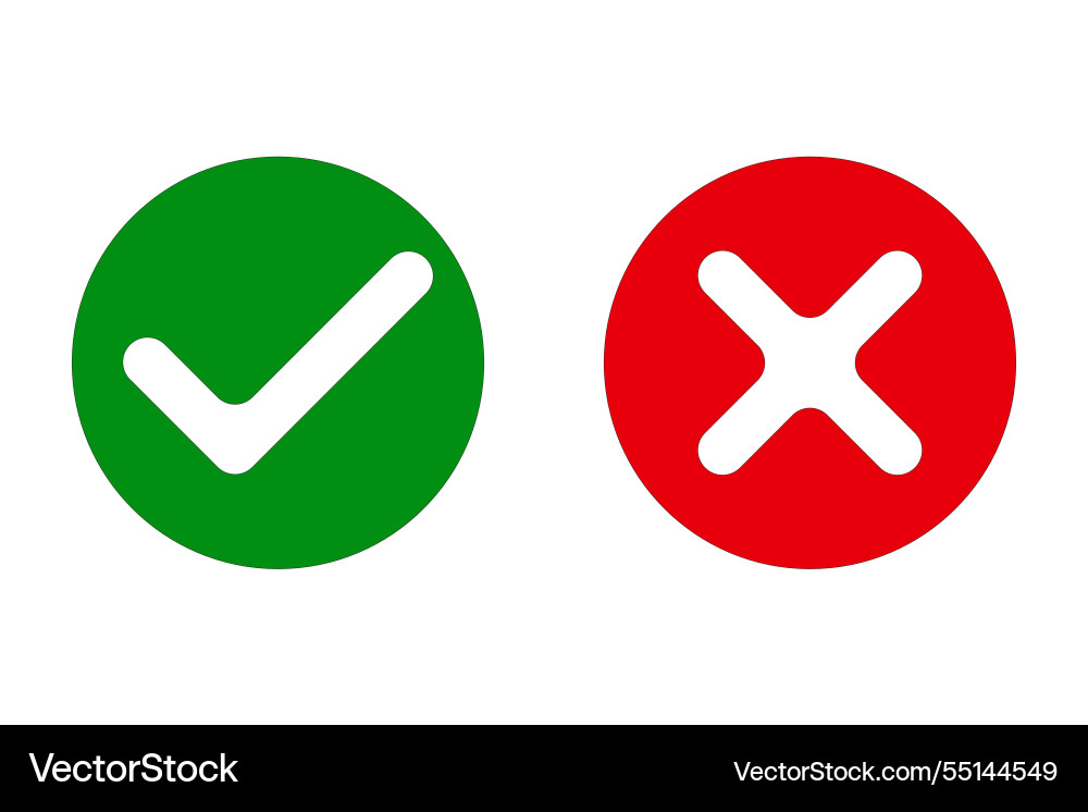 Flat checklist signs checkmark sign Royalty Free Vector