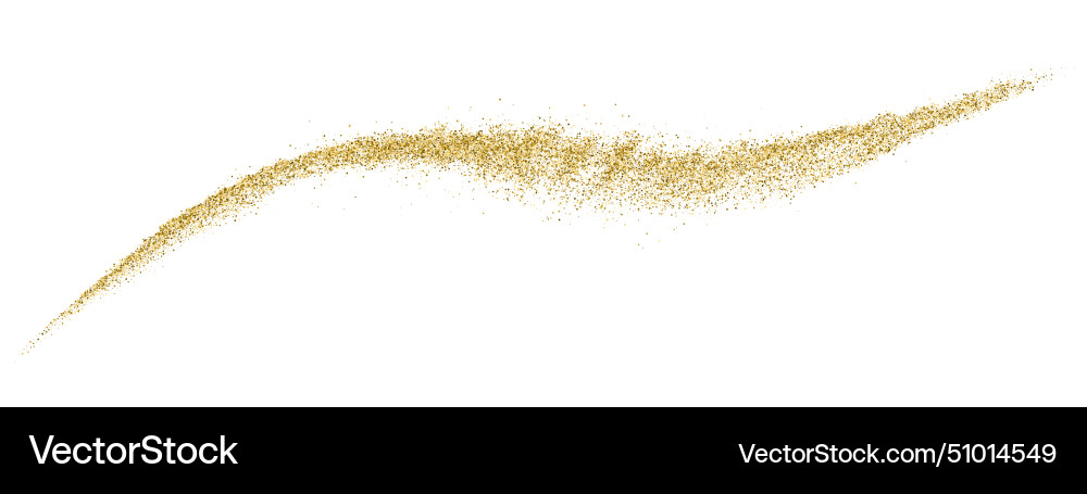 Gold glitter texture Royalty Free Vector Image